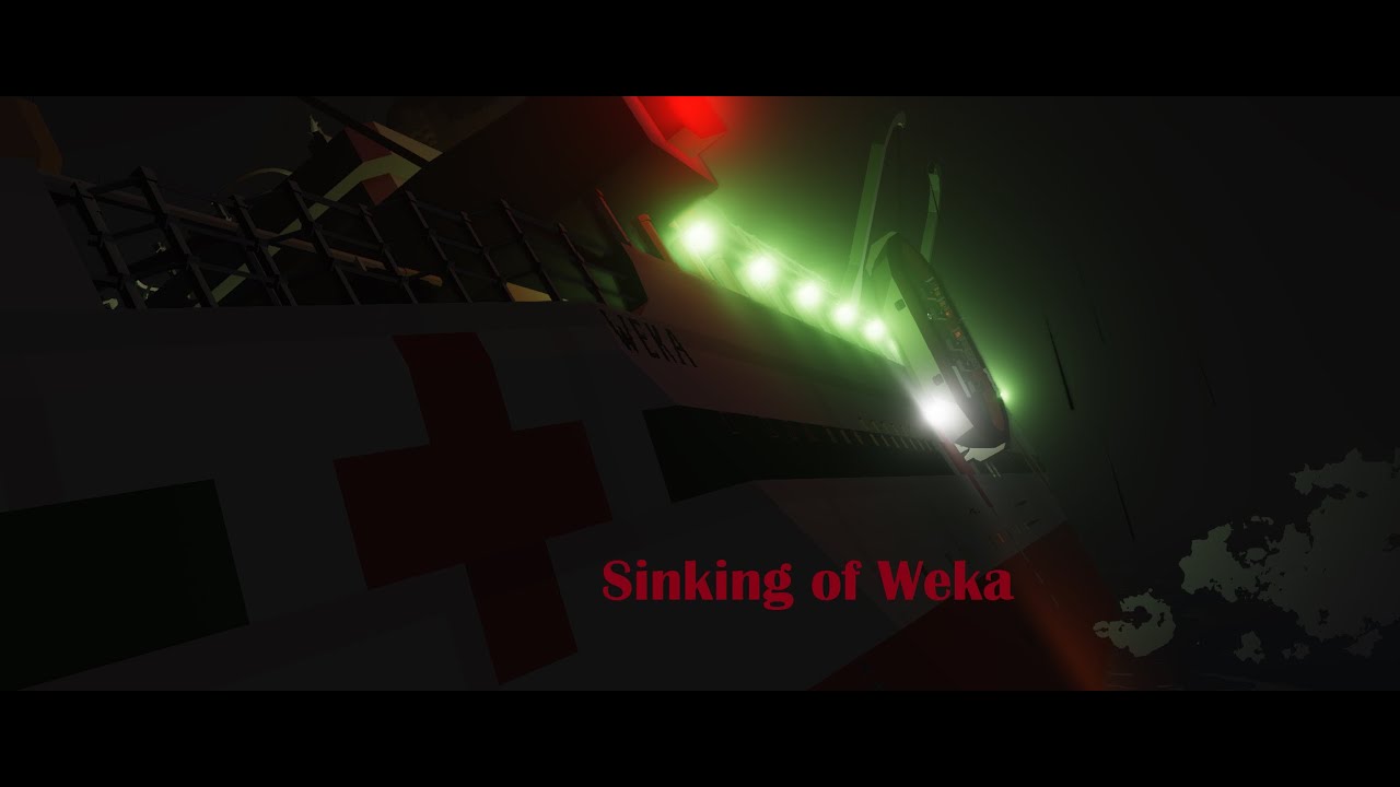 The Sinking of the HMHS Weka - YouTube