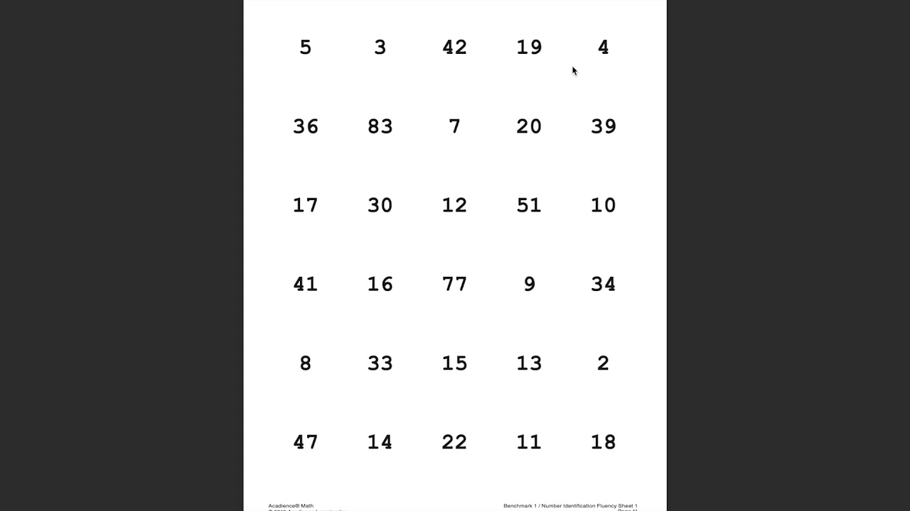 Acadience Math Family Information Video - YouTube
