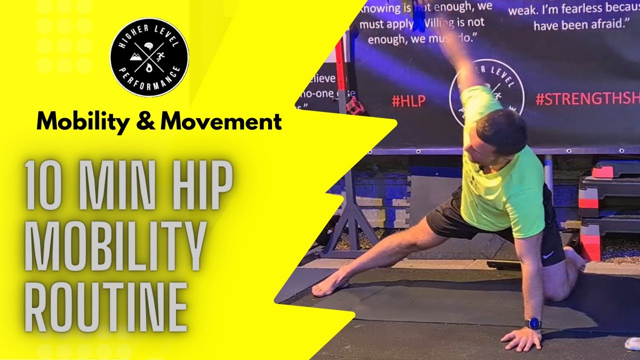 Increase HIP MOBILITY (10min follow along routine) - YouTube