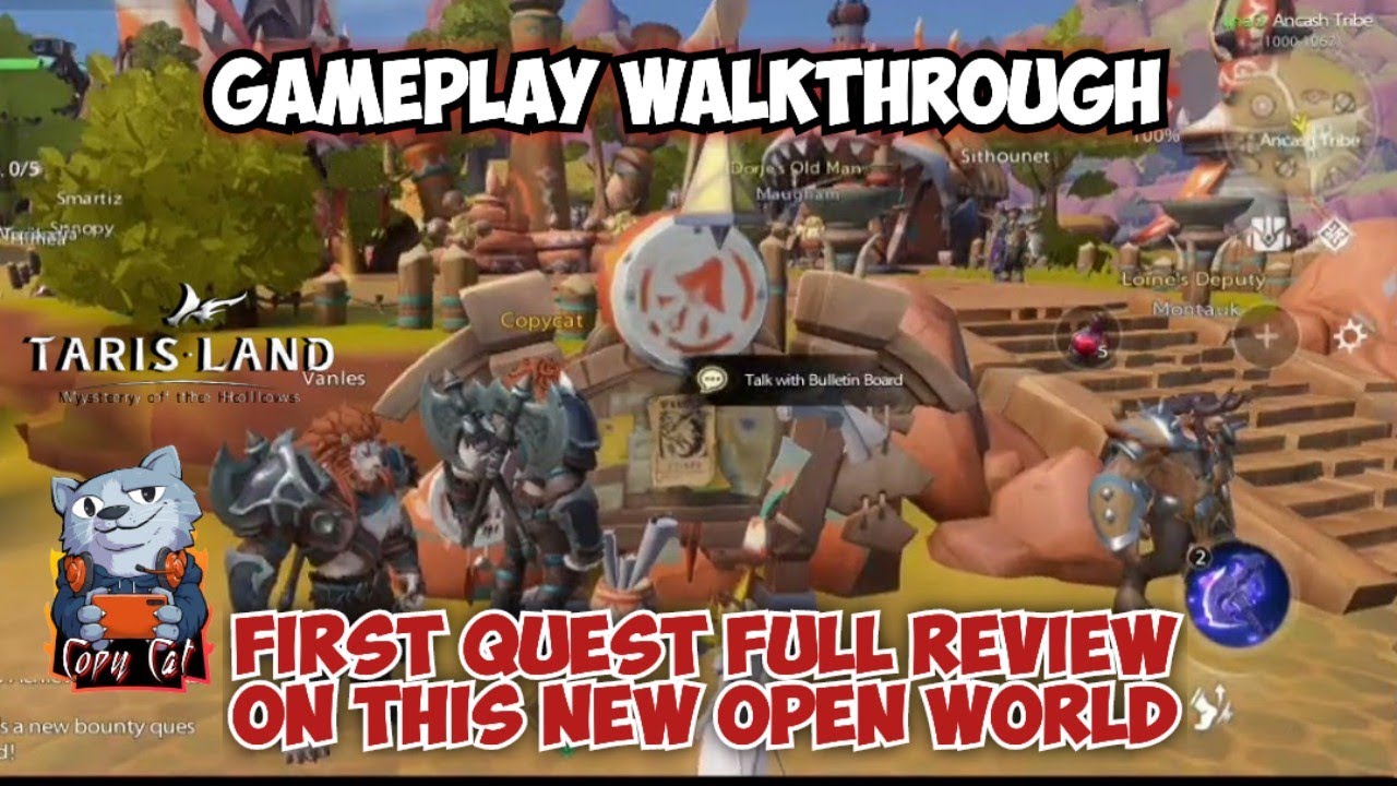 Taris Land Gameplay first Quest full review On this New Open world ...
