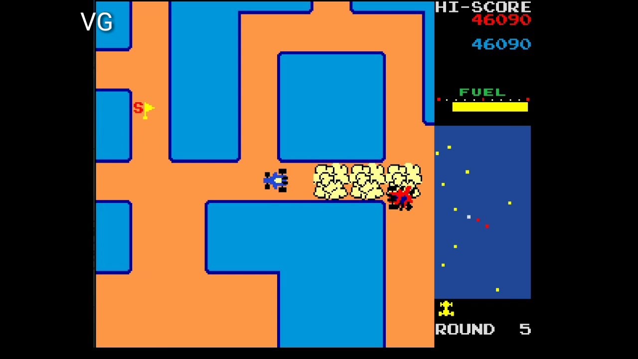 #Rally X Manufacture Namco Midway Raster(1980) - YouTube