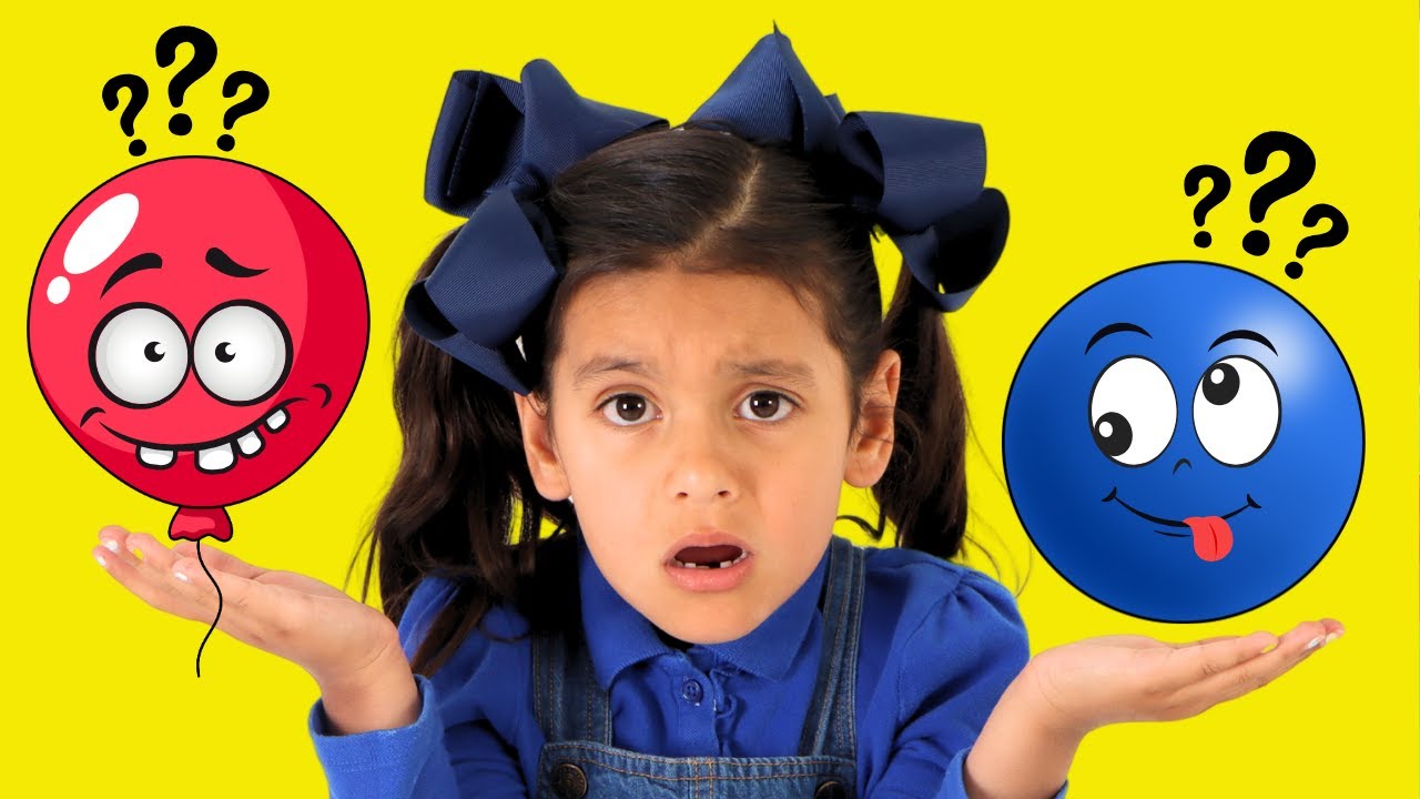 ¿Globos o Bolas? Desafío Colorido con Ellie! - YouTube