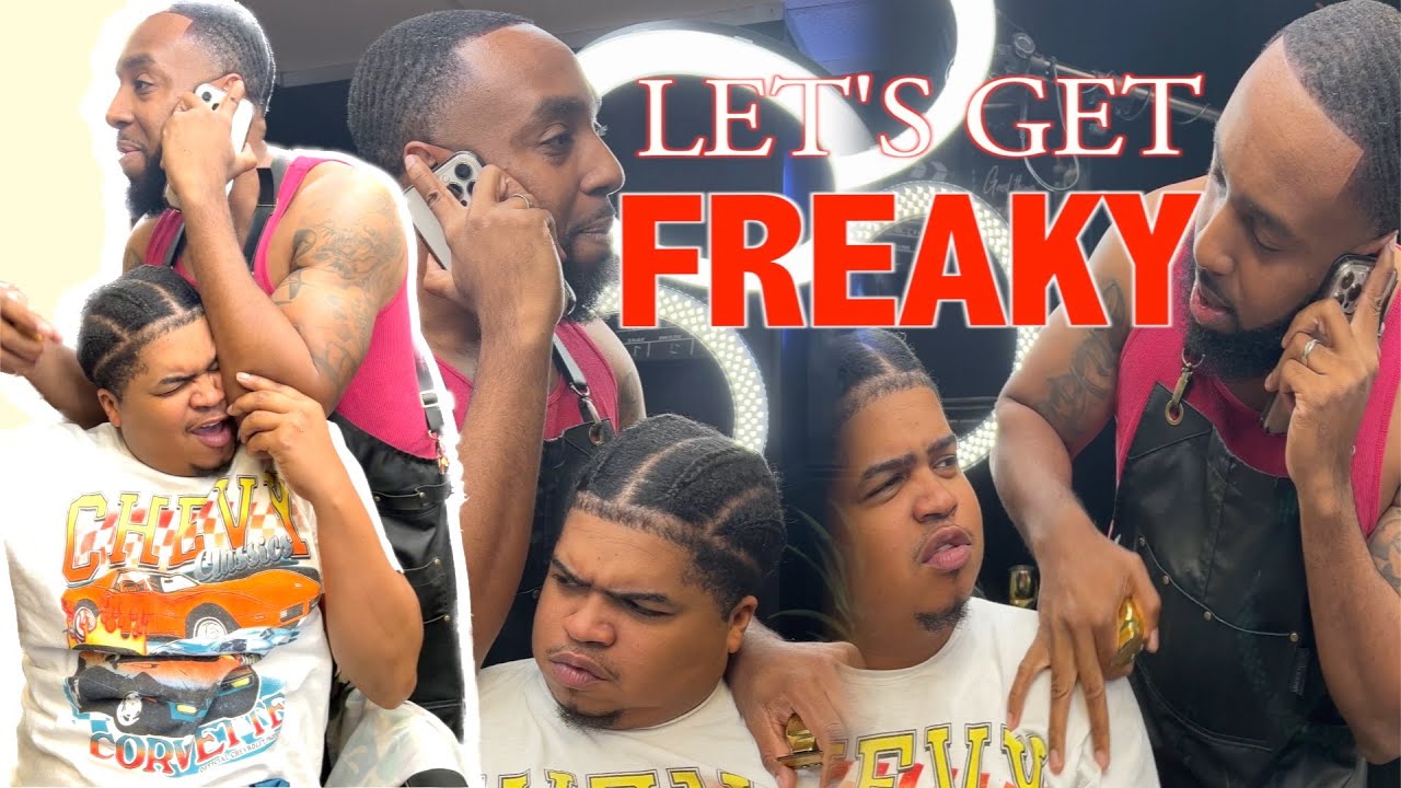When Your Barber Talking SUPER FREAKY On The Phone While Cutting Your ...