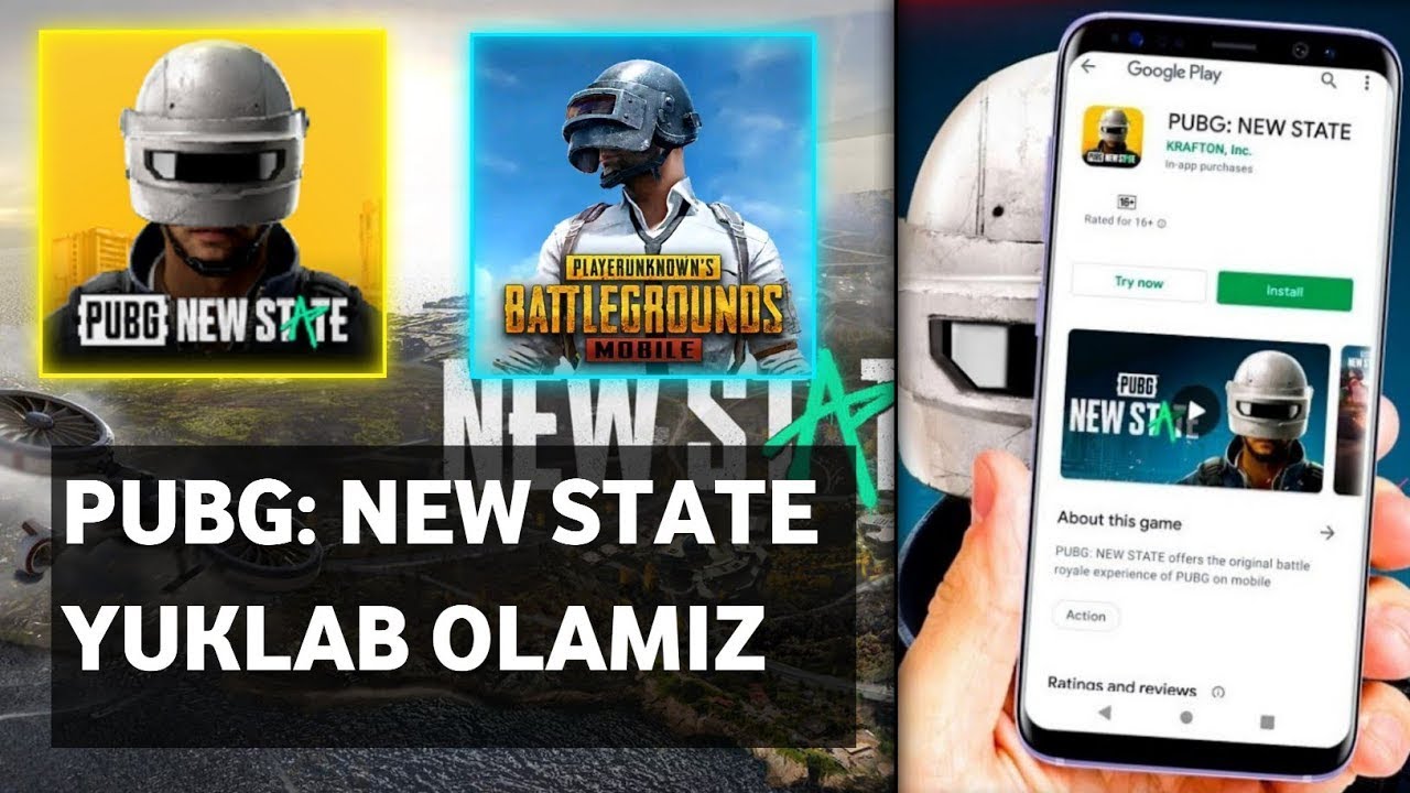 PUBG NEW STATE | TELEFONGA YUKLASH - YouTube