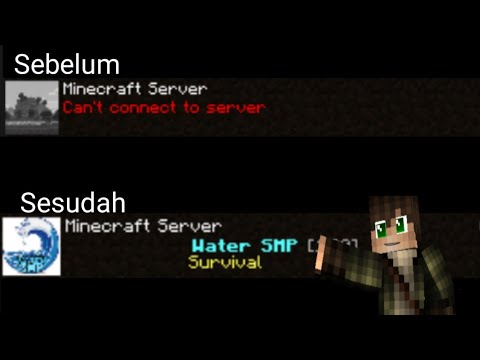 Cara memasang Gambar Dan Text Di Server Minecraft - YouTube