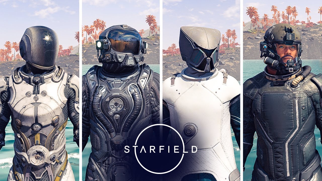 Starfield - 15 Awesome SPACE SUITS in-game - YouTube