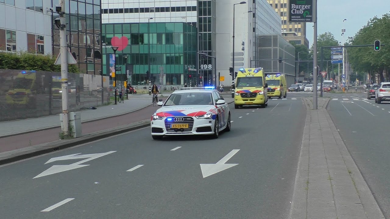 verkeerstechnische begeleiding naar EMC Rotterdam - YouTube