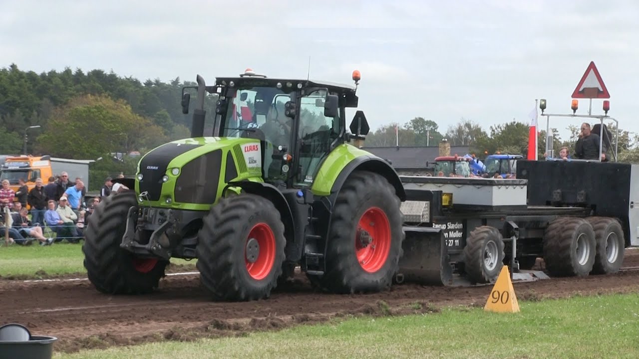 Claas 950 Axion Fullpull | Tractor Pulling Hjørring - YouTube