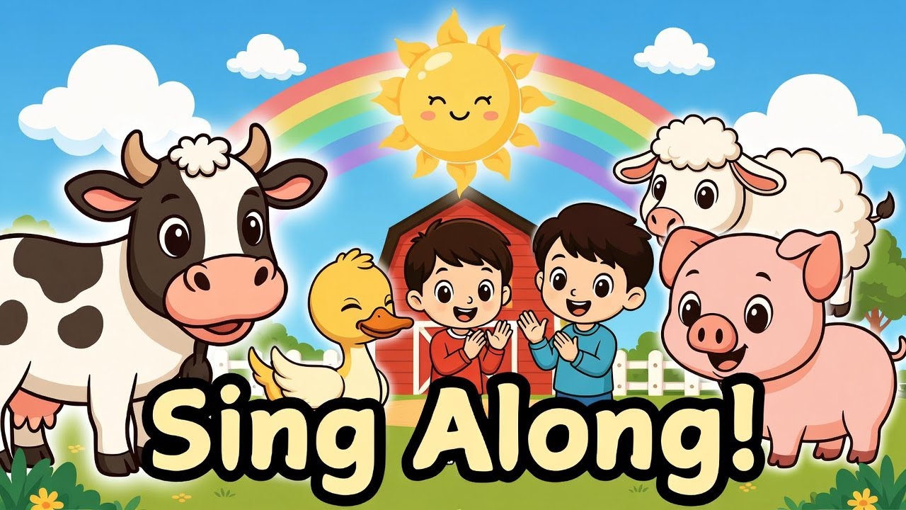 Animals on the Farm Song | Nursery Rhymes for Kids - YouTube