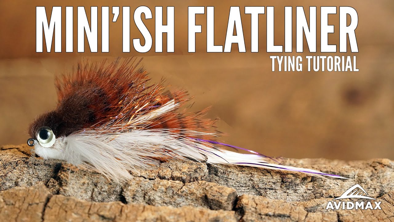 How to tie a Mini'ish Flatliner | AvidMax Fly Tying Tuesday Tutorials ...