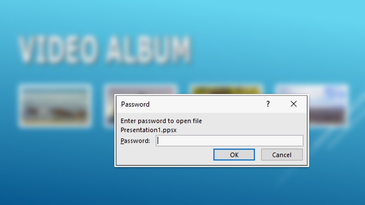 How to Make Video Album With Password - Using PowerPoint 2021 ...