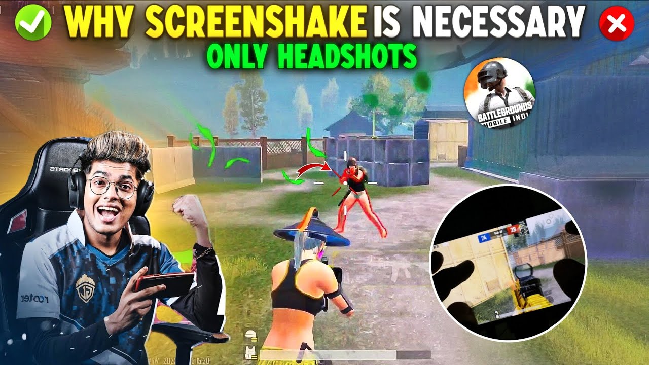 JONATHAN SCREEN SHAKE SECRET ⁉️ | HOW TO SCREEN SHAKE IN BGMI | HOW TO ...