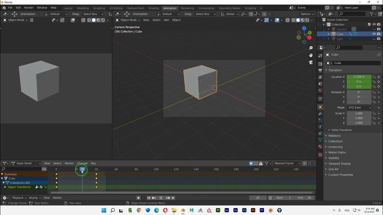 Project 3 I 02 I Animation Basic 1 - YouTube