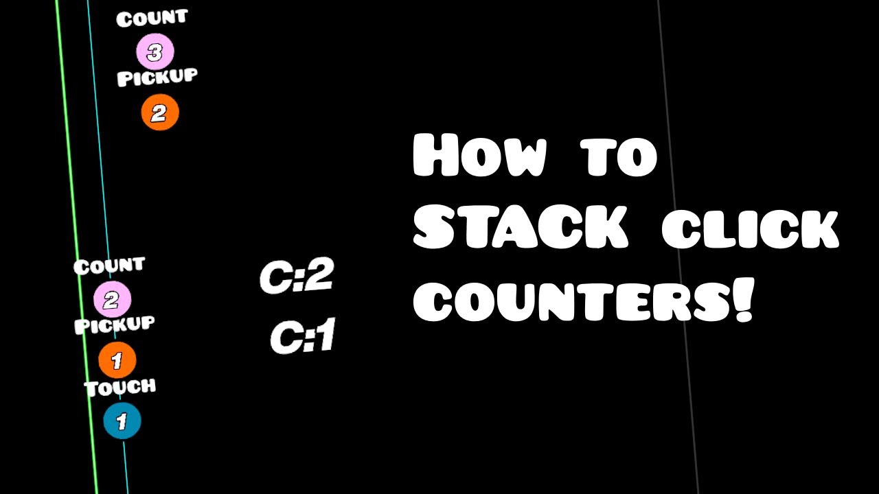 How to stack click counters in Geometry Dash! - YouTube