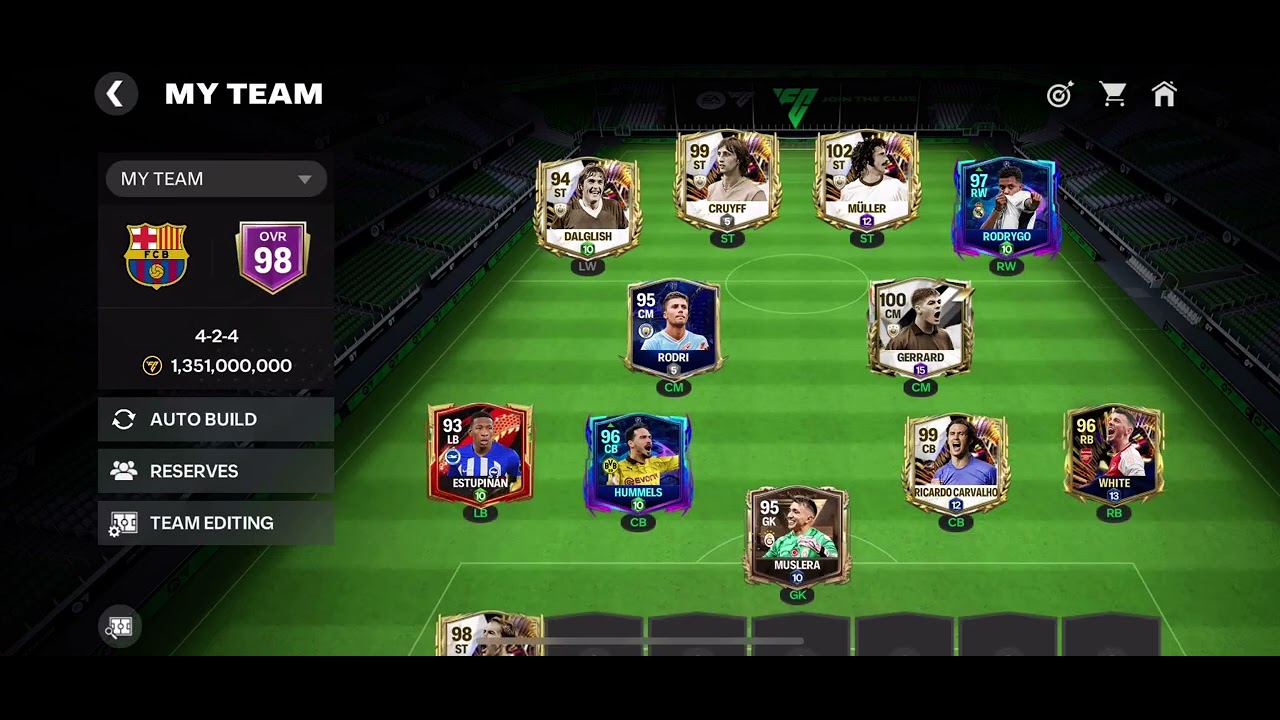 My fifa mobile team rate it - YouTube