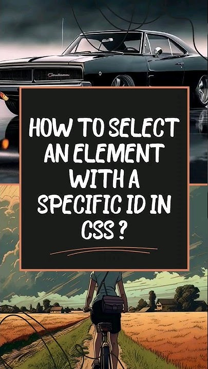 How To Select An Element With A Specific Id In Css Css Csshindi Sujitkhilar Cssmcq Css3