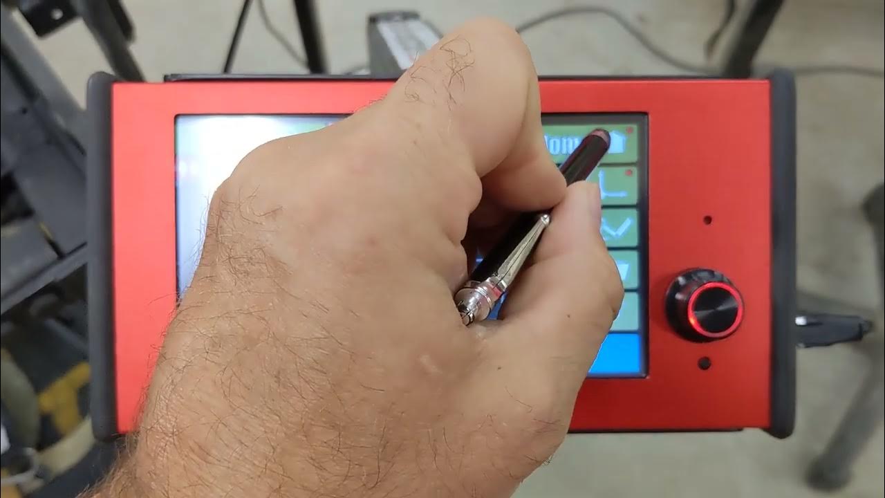 Part 2 - Continued... attempting to recalibrate the touchscreen. - YouTube