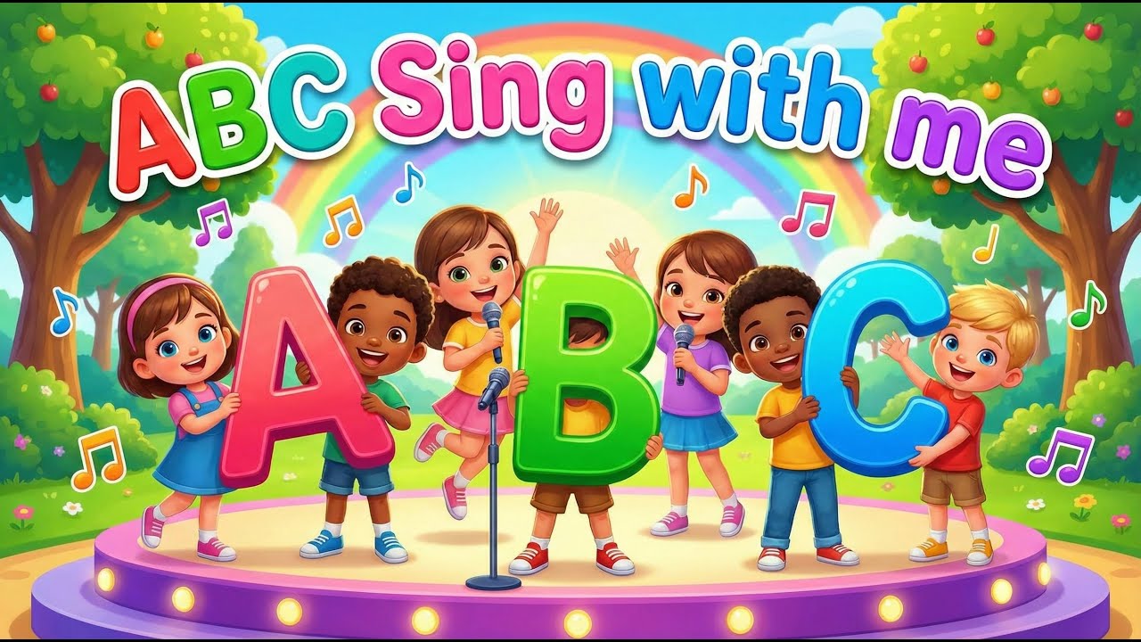 ABC Sing with me! 🎵 Best Alphabet Song for Toddlers & Preschoolers ...