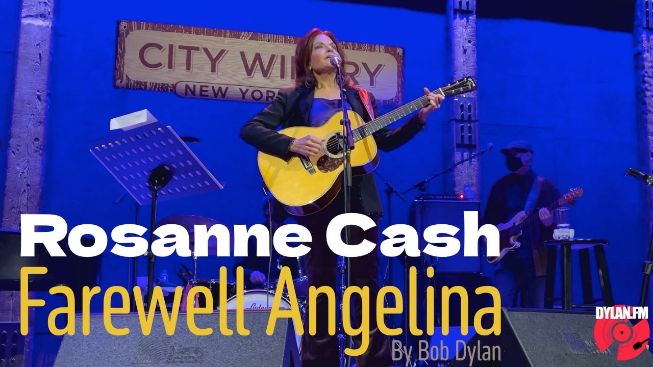 Rosanne Cash - Bob Dylan's Farewell Angelina - LIVE - YouTube