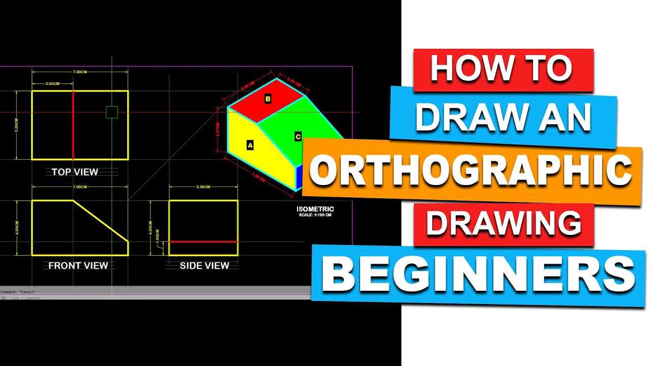 ORTHOGRAPHIC DRAWING| BEGINNERS GUIDE - YouTube