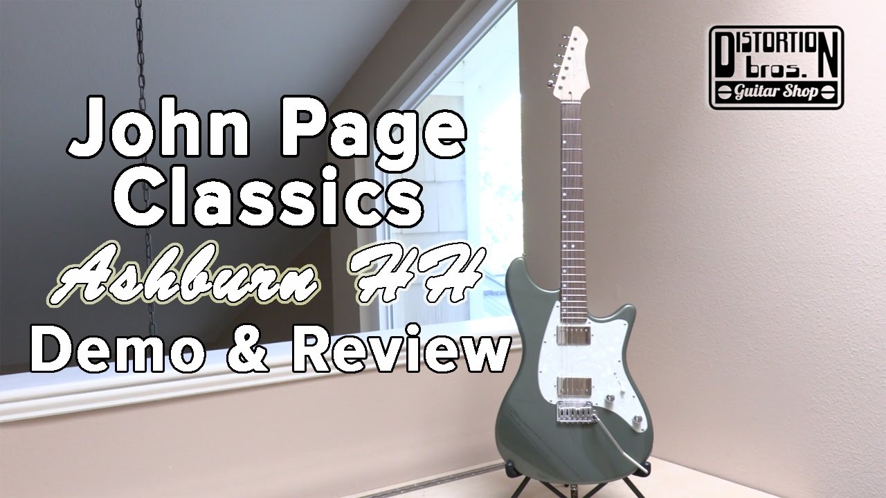 John Page Classics Ashburn HH (Electric Guitar Demo & Review) for ...