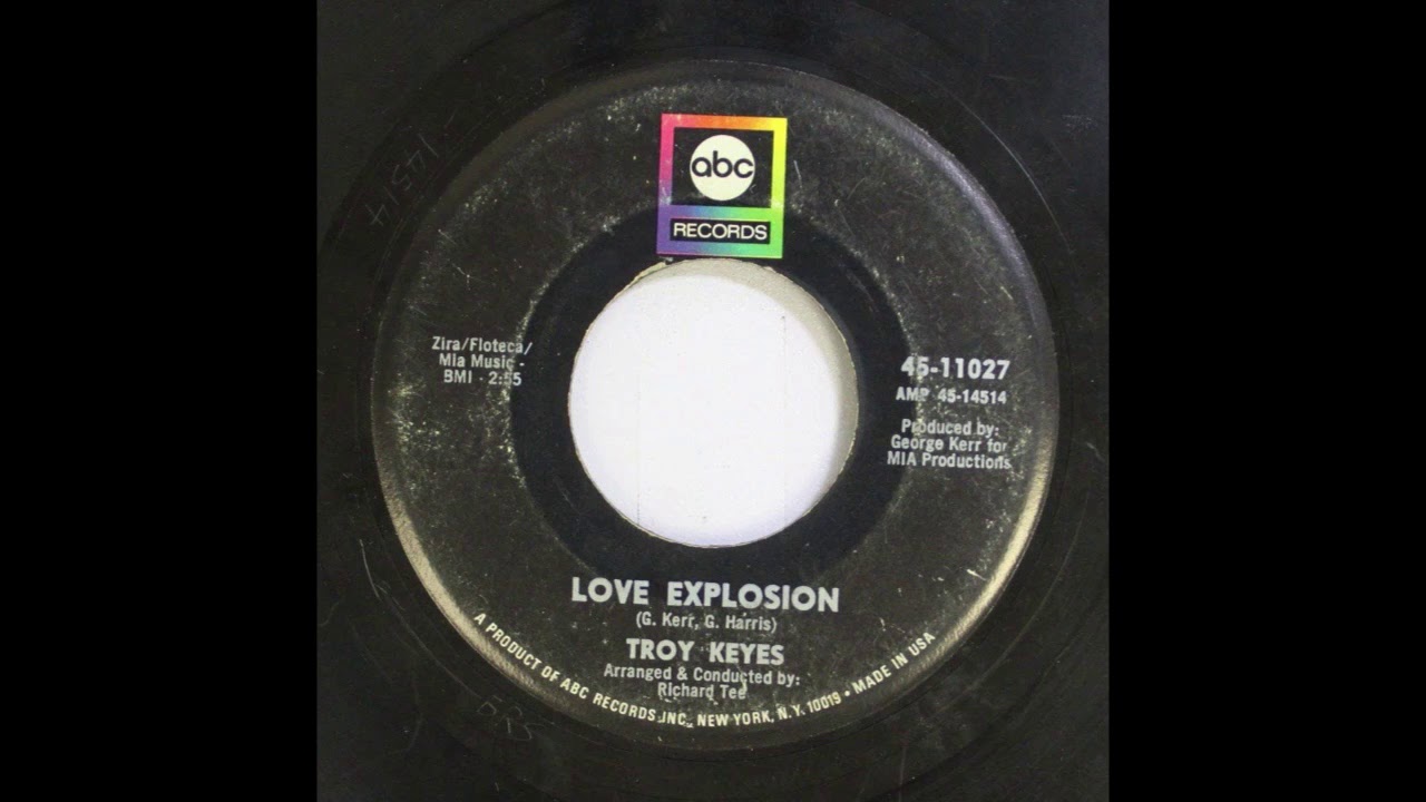 Troy Keyes... Love Expplosions .. 1968 - YouTube