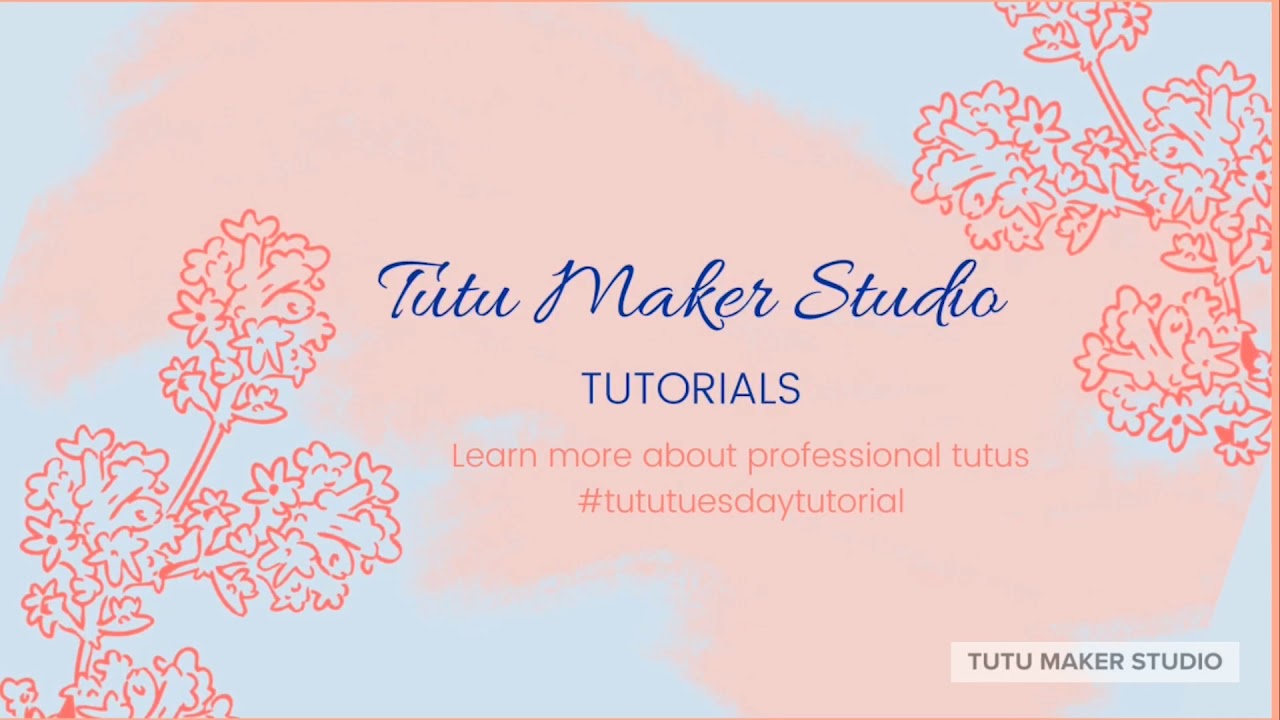 Tutu Maker Studio Tutorial- french seam - YouTube
