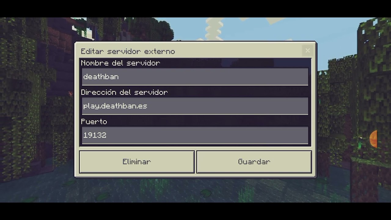 muestro las direcciones y puertos de 3 servidores de youtubers en ...