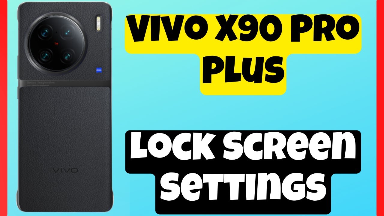 Vivo X90 Pro Plus Lock Screen Settings | Screen Lock - YouTube