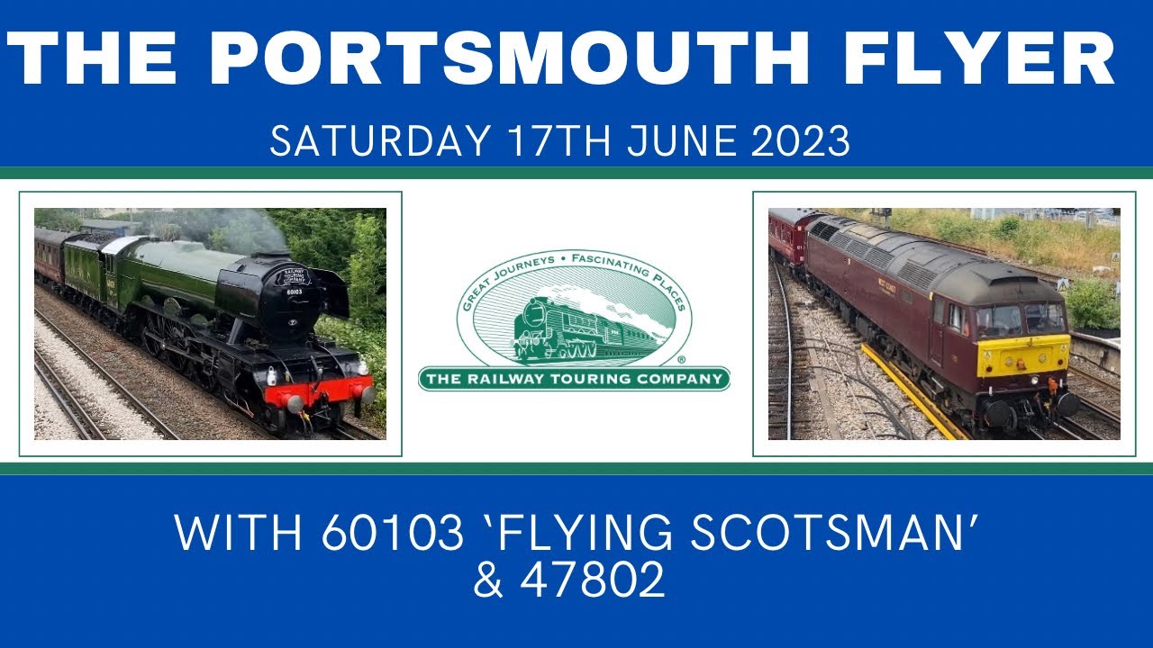 LNER Class A3 + Class 47 | 60103 Flying Scotsman + 47802 | The ...