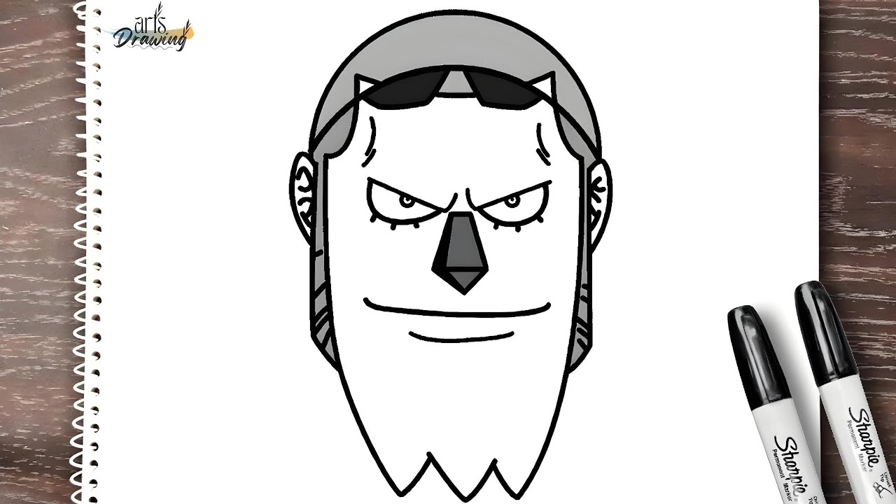 How to draw Franky from One Piece step by step - YouTube