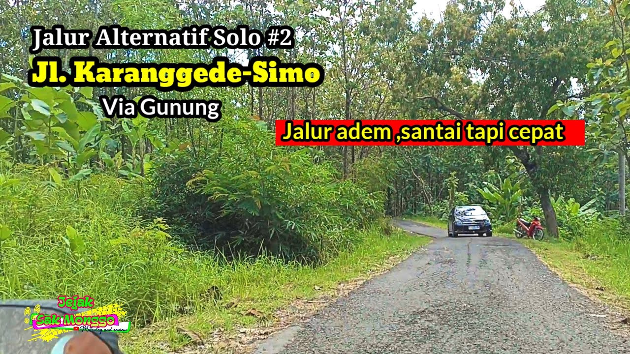 alternatif solo #2 jalan karanggede - simo kabupaten Boyolali via ...