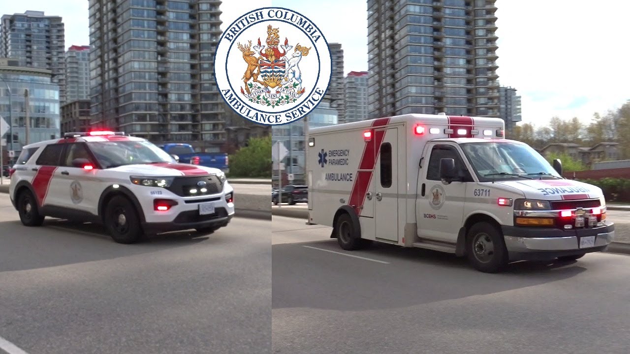 BCAS BLS Unit 63711 & Advanced Care Paramedic Unit Responding - YouTube
