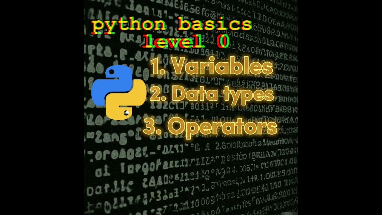 python level 0 - YouTube