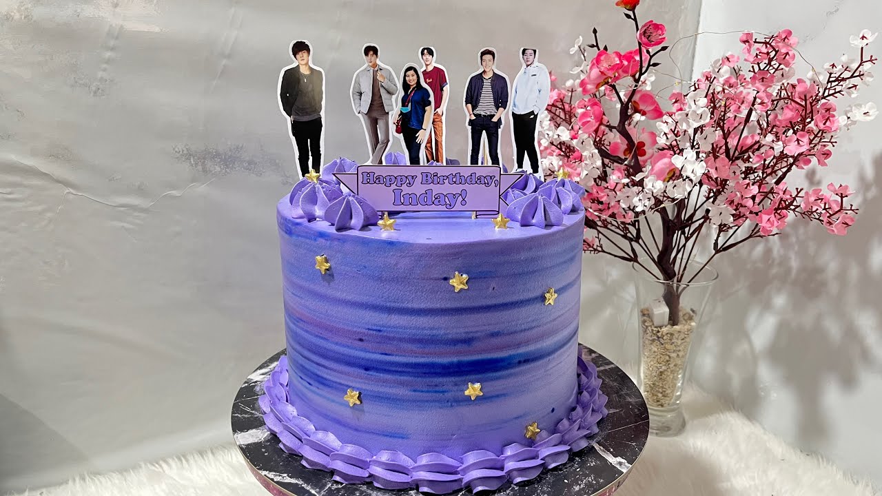 KPOP IDOLS Theme Cake | Korean Star Idols Printed Toppers | Purpleish ...