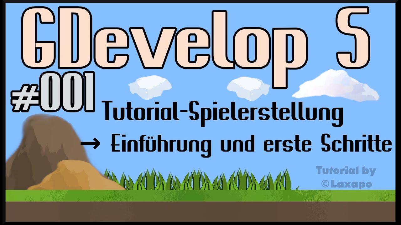 GDevelop 5 - Tutorial - Spielerstellung - Spiel programmieren - 1 - YouTube