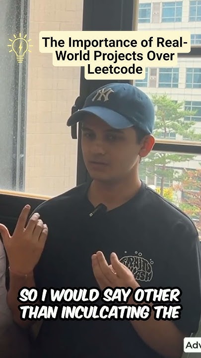 The Importance of Real World Projects Over Leetcode - YouTube