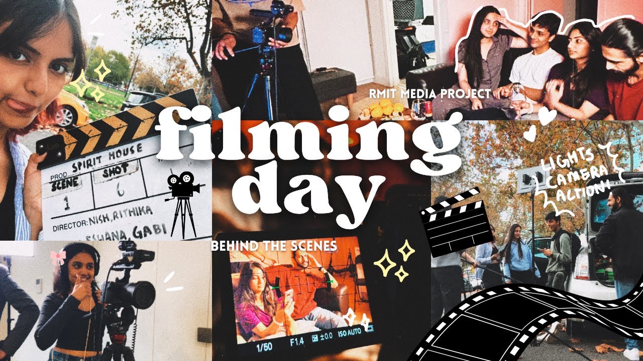 media project filming day 🎬 behind the scenes | rmit master of media ...