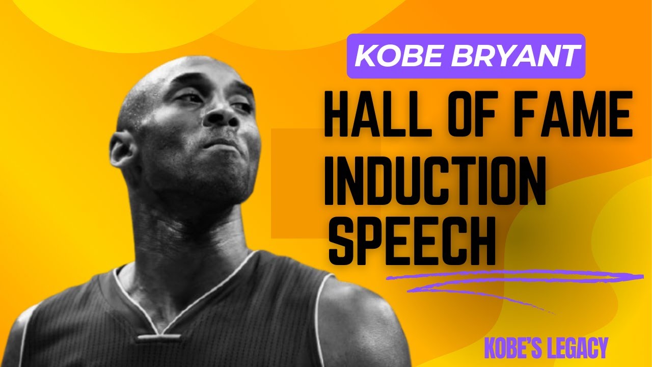 Kobe Bryant's Hall of Fame Induction Speech - YouTube