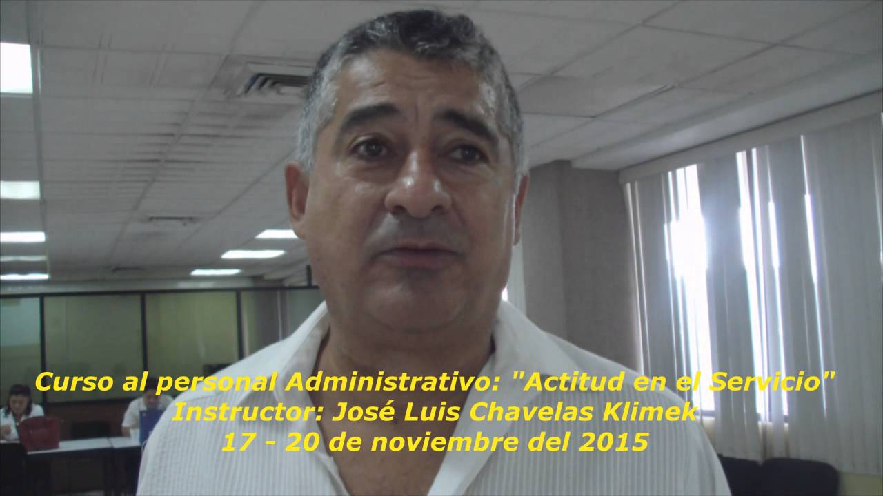 Curso dirigido al personal Administrativo del Instituto Tecnológico de ...