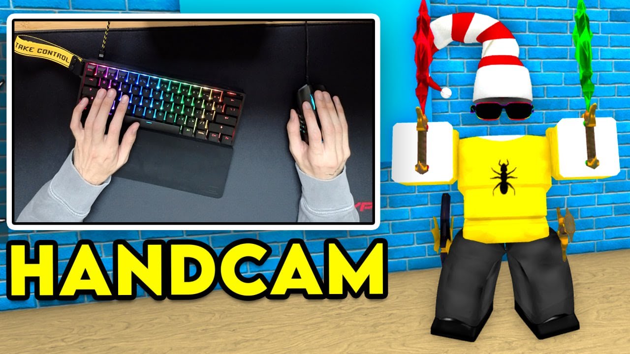 Playing MM2 with HANDCAM.. (Murder Mystery 2) - YouTube