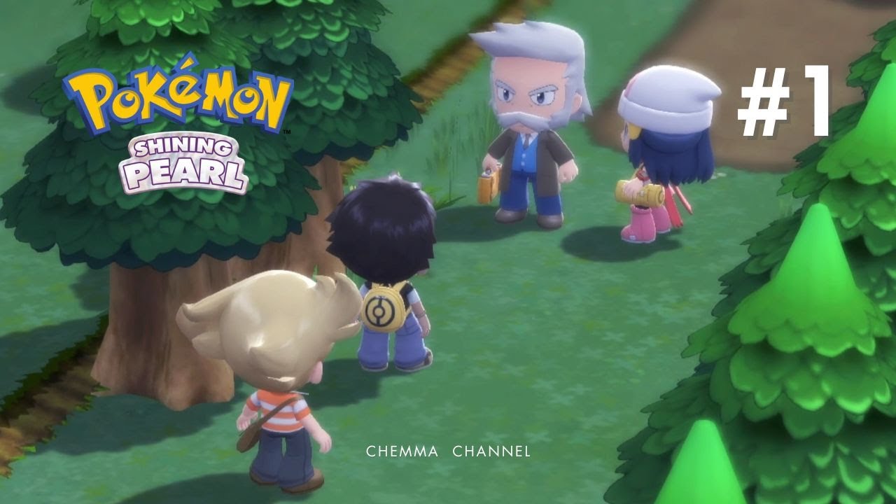 Pokémon Shining Pearl #1 - Gameplay Walkthrough (No Commentary) - YouTube