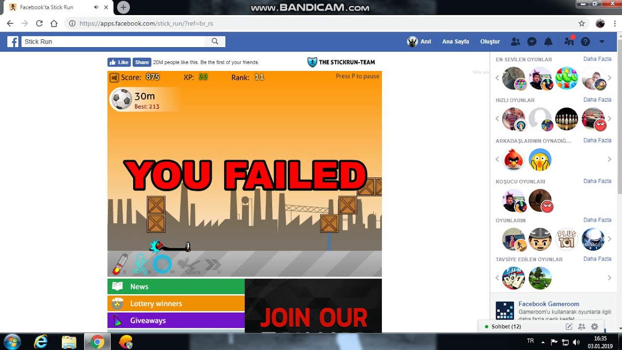 STİCK RUN 1##### - YouTube