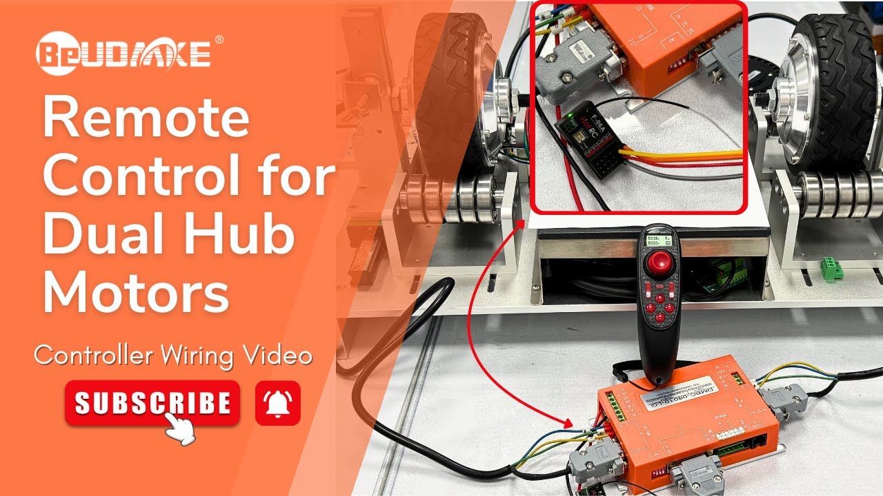 How to Control Dual Hub Motors with Remote | BLDC Dual Drive Made Easy ...