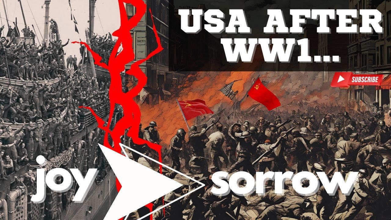 USA After World War 1 - Red Scare and Demobilization - YouTube