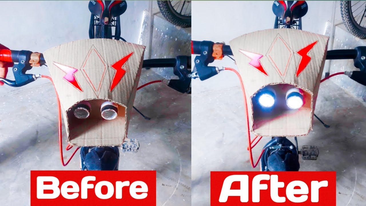 How to make Cycle head light l how to make KTM light l how to make KTM ...