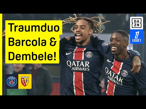 Matchwinner Dembele! Paris pflügt weiter durch die Ligue 1: PSG - Lens | Ligue 1 | DAZN Highlights