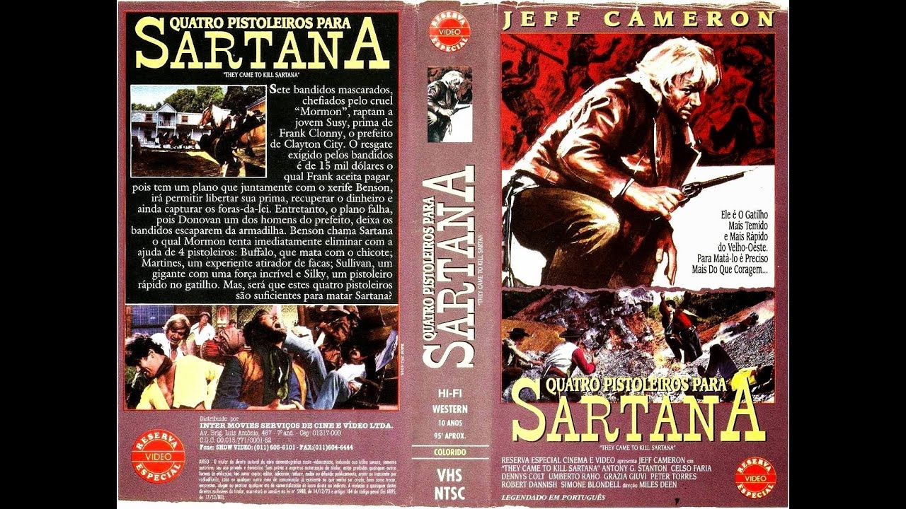 Quatro Pistoleiros para Sartana 1969 Legendado - Jeff Cameron, Benito ...