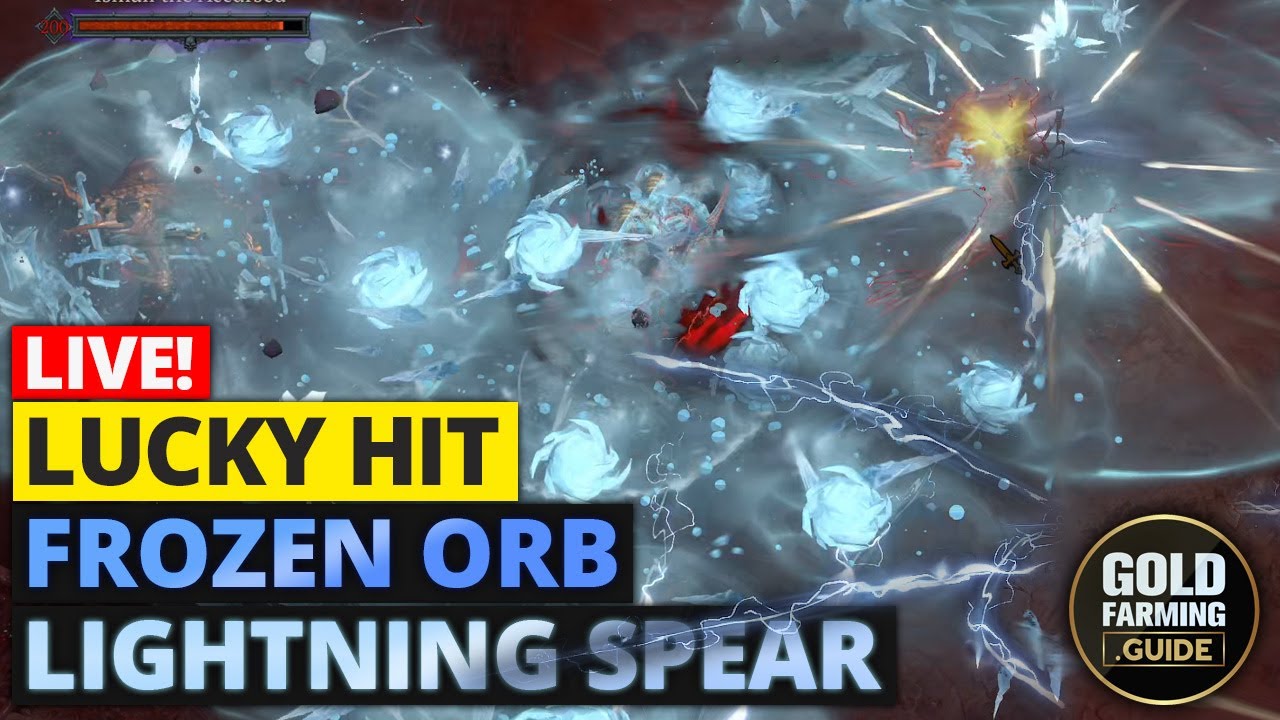 Lucky Hit Version of Frozen Orb Lightning Spear - Farming Hordes T8 ...