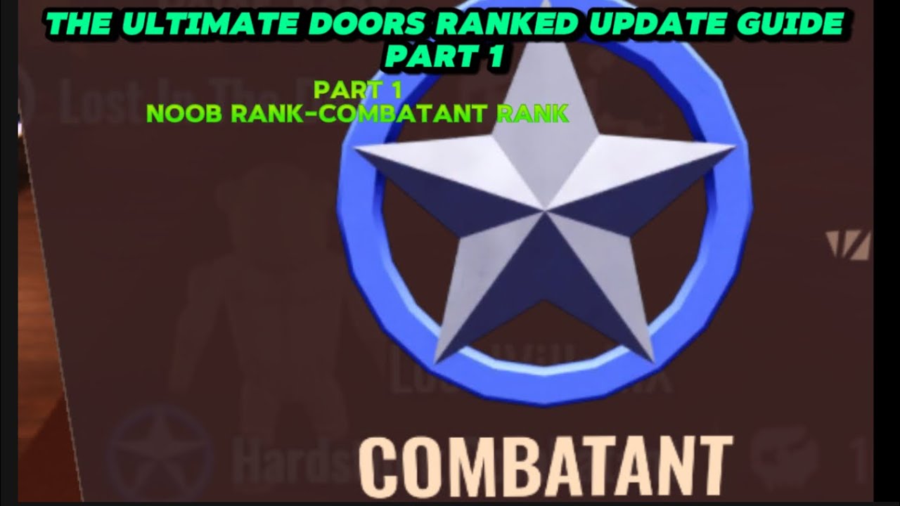 The ULTIMATE Roblox DOORS Ranked Update GUIDE![PART 1] - YouTube